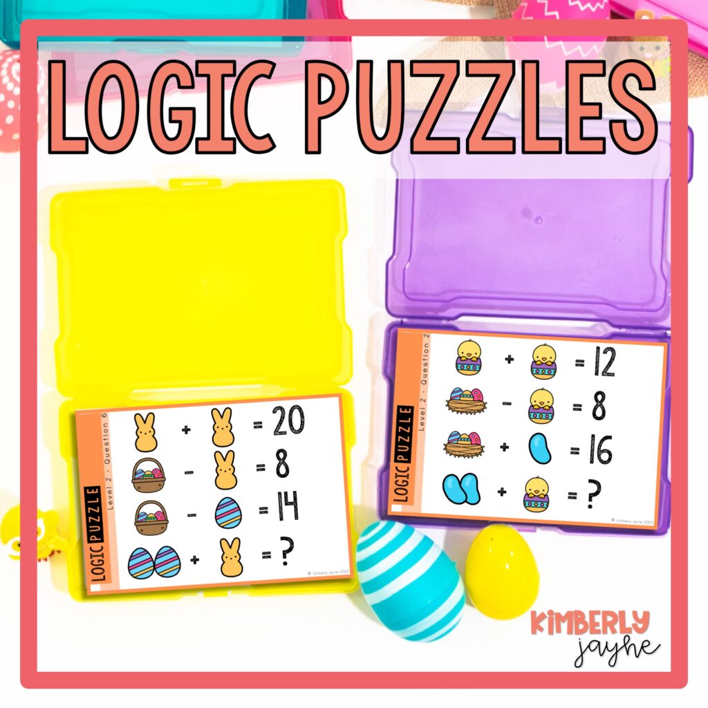 Easter Math Logic Puzzles - 2nd Grade Extension Tasks for Gifted ...