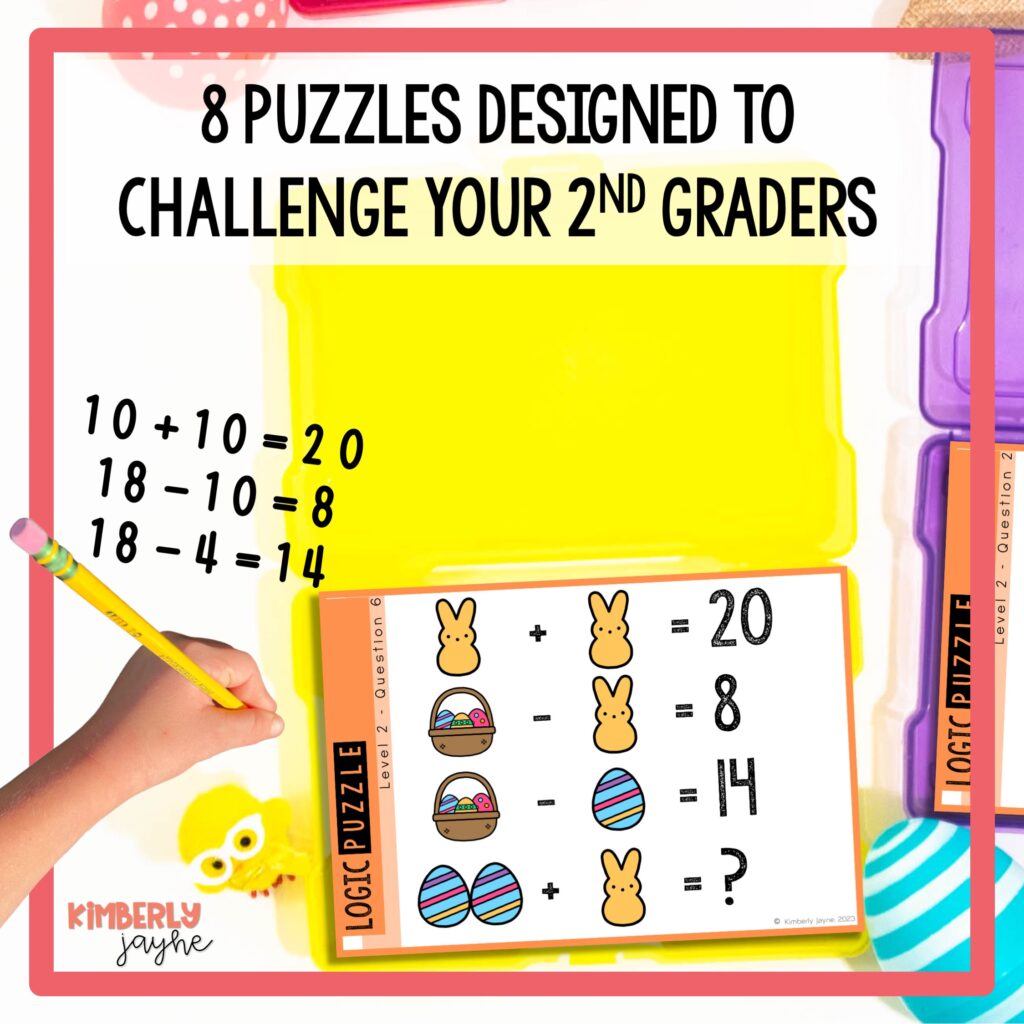 Easter Math Logic Puzzles - 2nd Grade Extension Tasks for Gifted ...