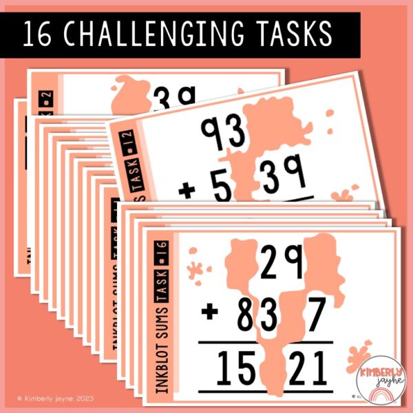 Inkblot Sums - Addition Puzzles for Gifted and Talented Students - High ...