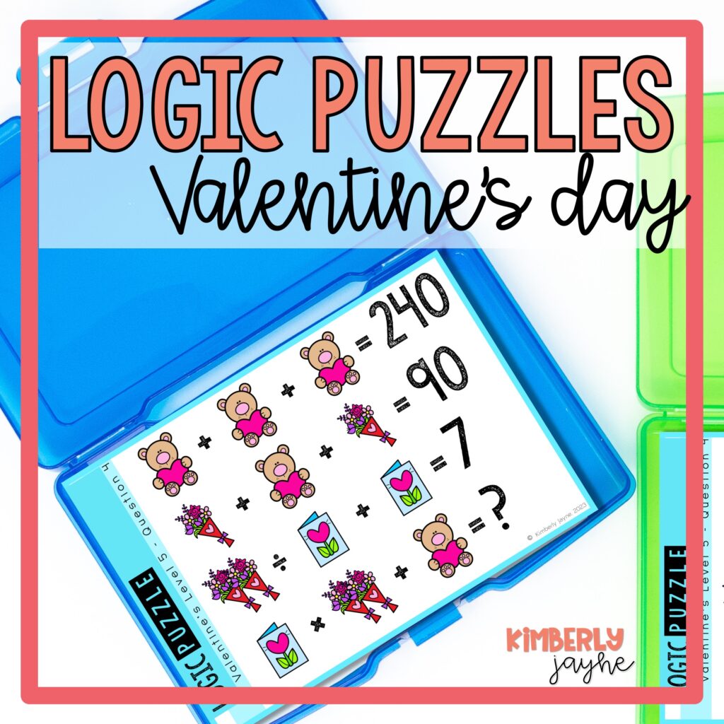 Valentine’s Day Math Logic Puzzles – 5th Grade Extension Tasks for ...