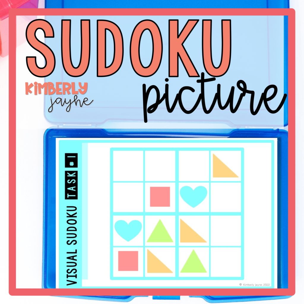 Visual Picture Sudoku Task Cards | Extension for Gifted & Talented ...